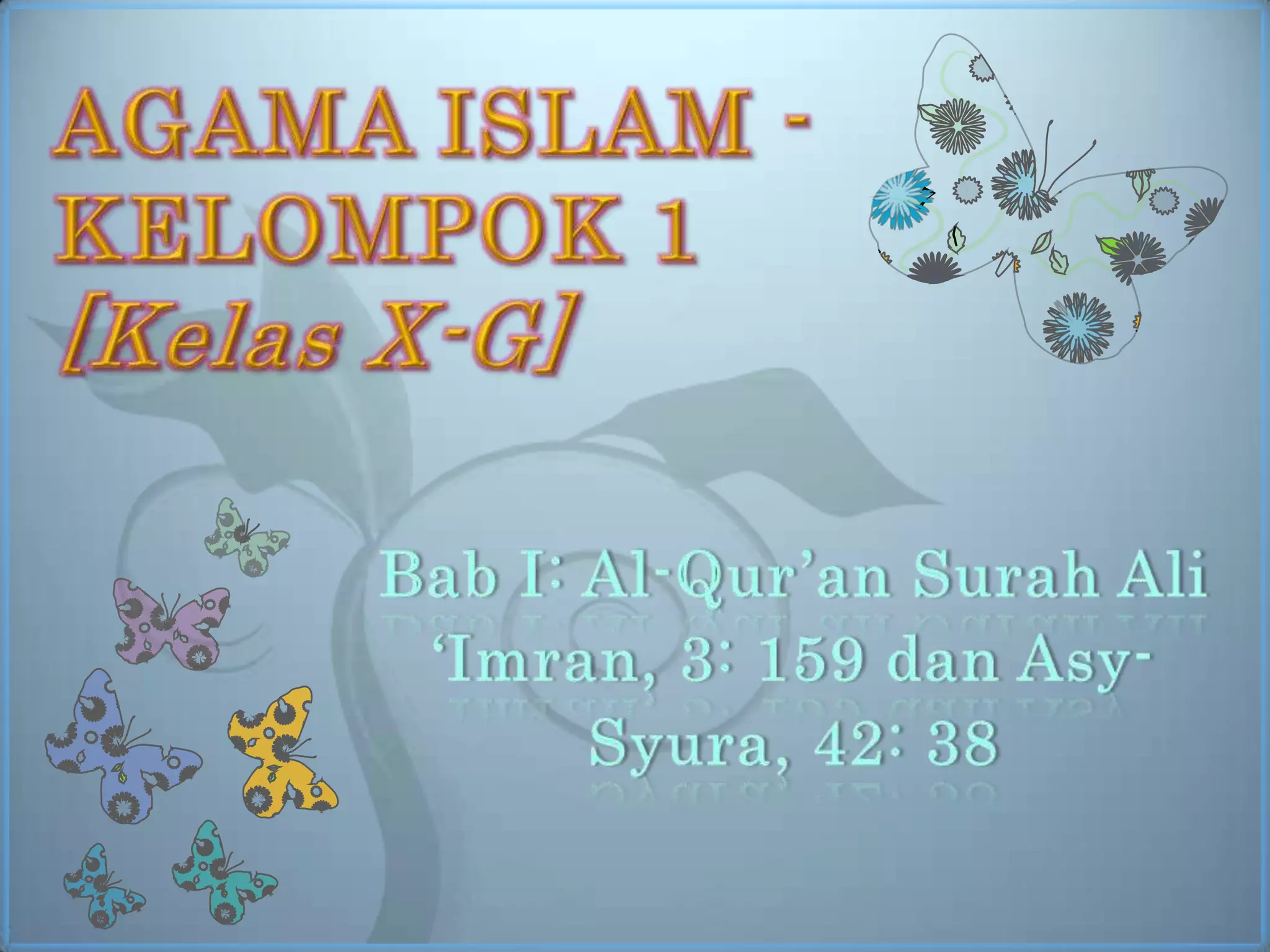 Surah ali imran (159) dan asy' syura (38) | PPTX