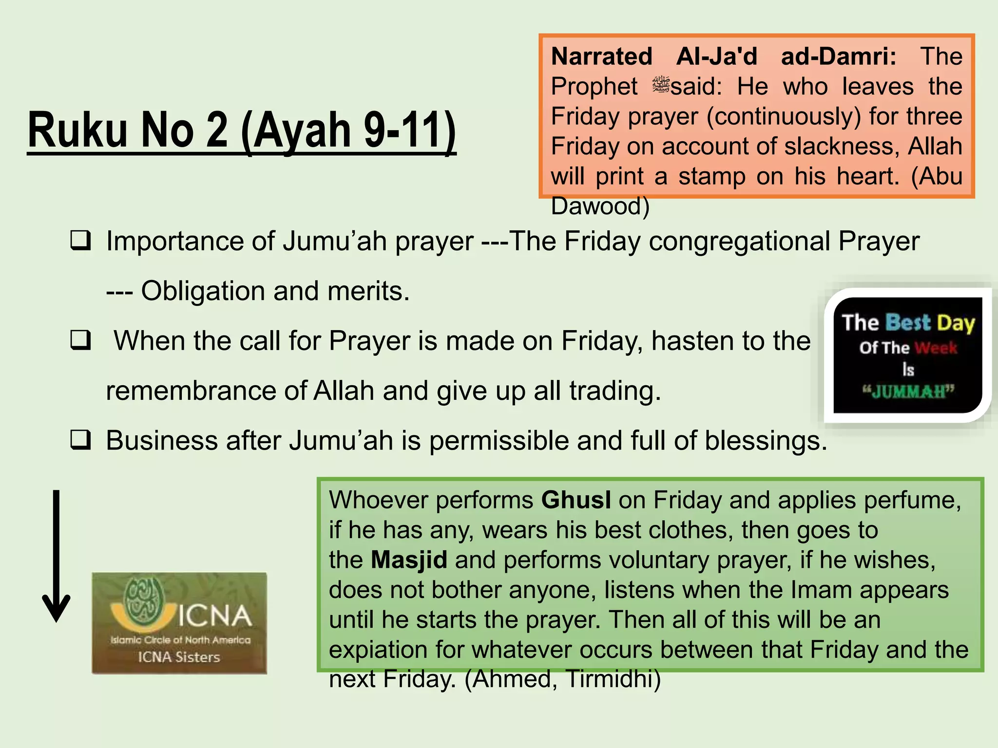 Surah al Jumuah 2021 JTQ English | PPT