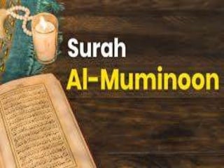 Surah al mominoon New PPT | PPTX