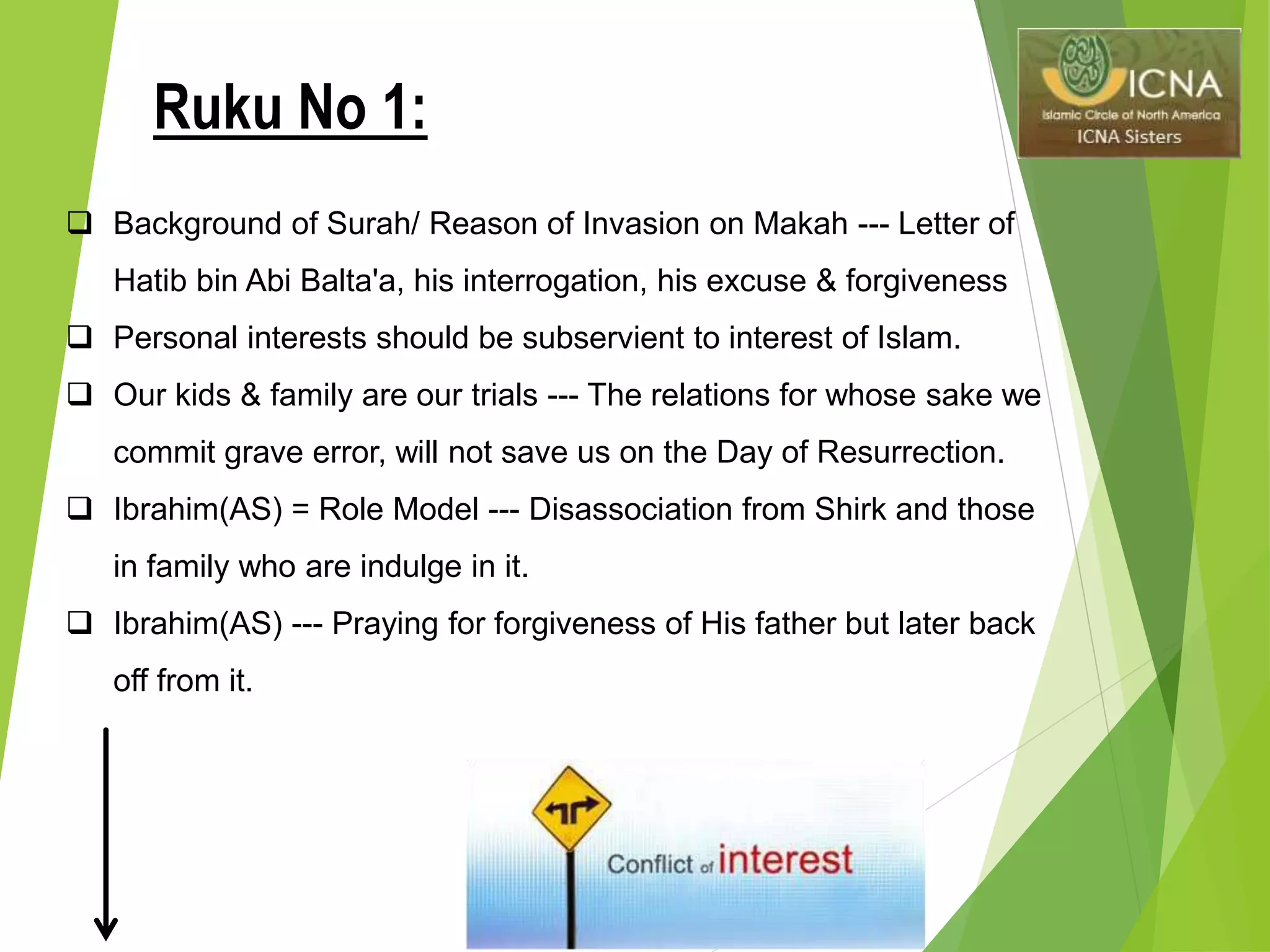 Surah al Mumtahinah New PPT | PPTX