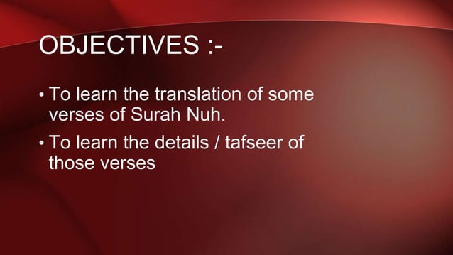 Surah al nuh | PPTX