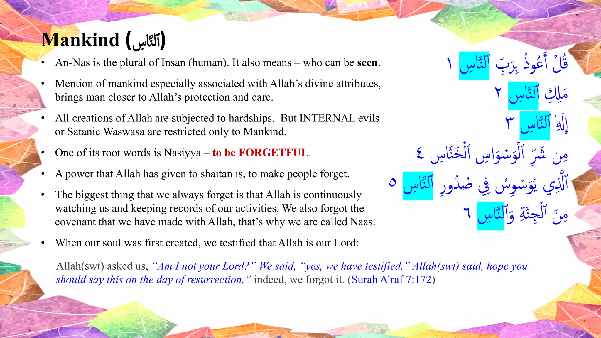 Surah An Nas (114) - Quran | PDF