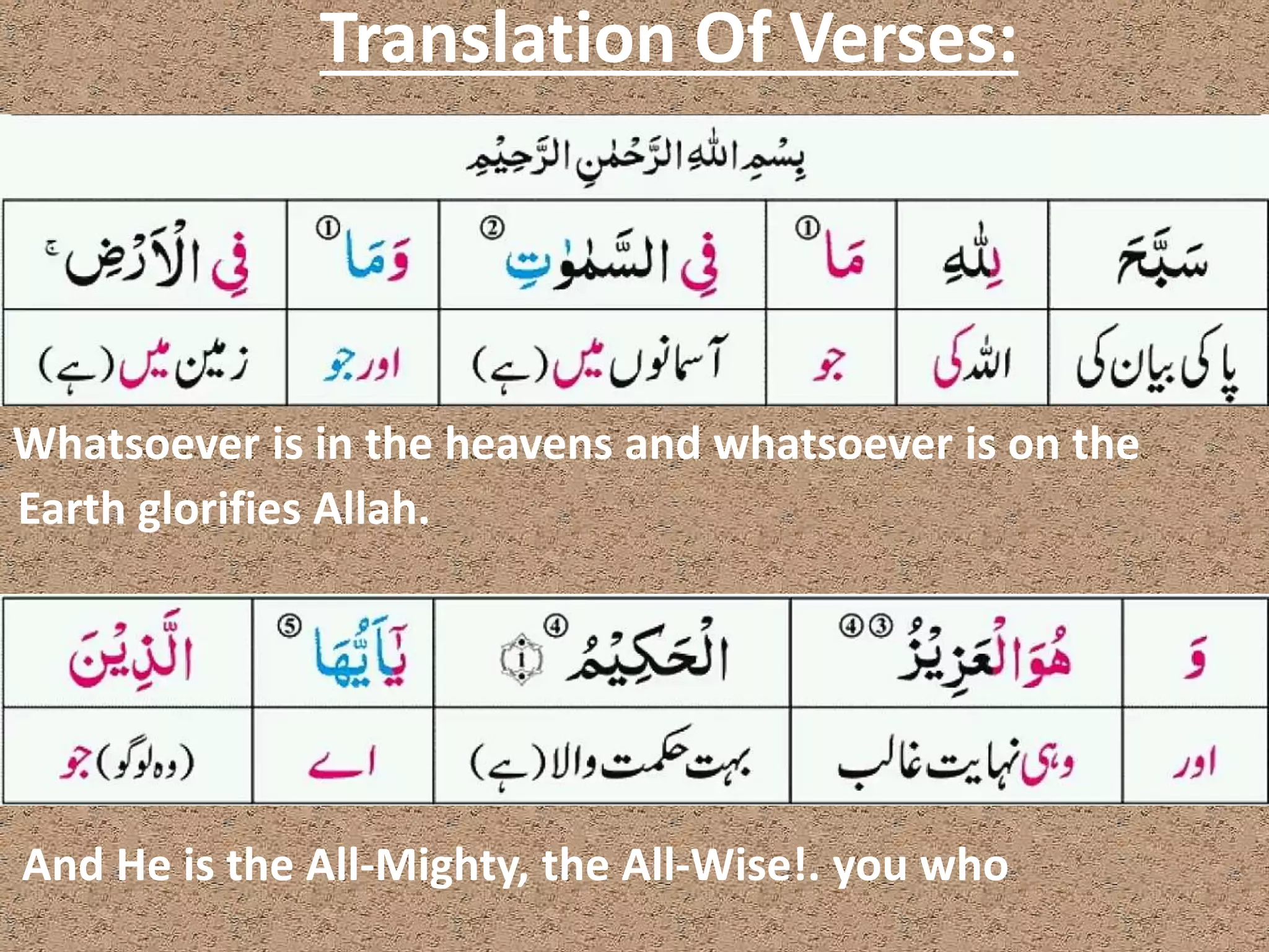 Surah as saff | PPTX