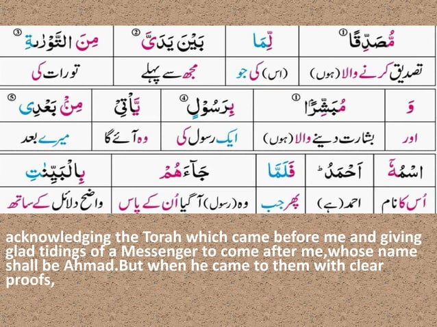 Surah as saff | PPTX