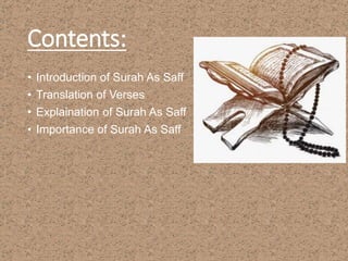 Surah as saff | PPTX