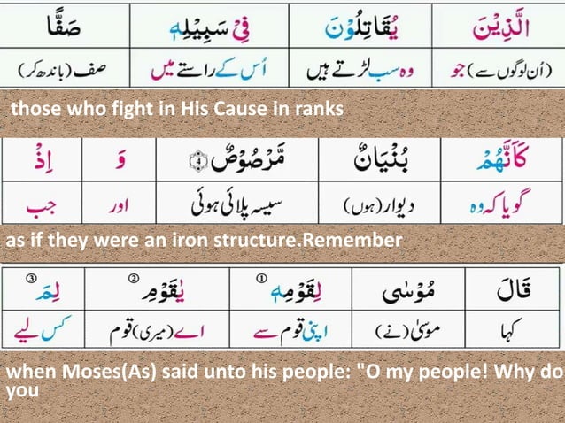 Surah as saff | PPTX