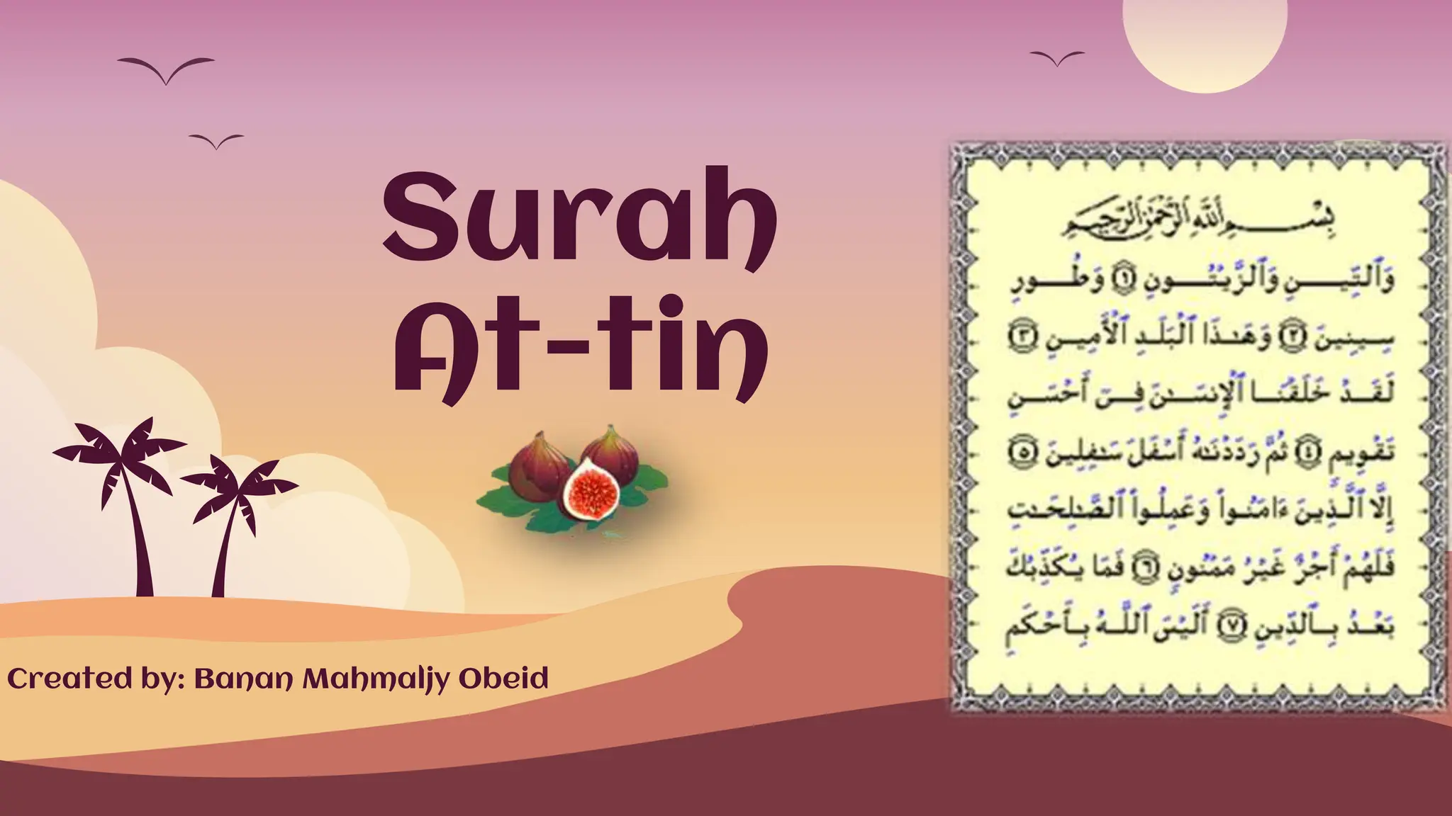 Surah At-Tin | PPT