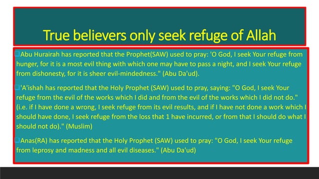 Surah falaq, meaning and message | PPT