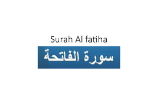 Al Quran 1st Sura Fatiha about asking Dua From Allah to be Pious | PPT