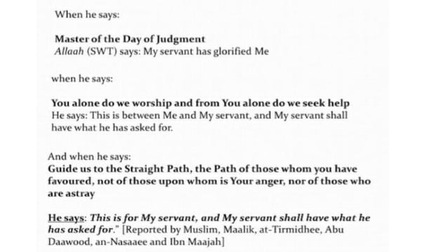 Al Quran 1st Sura Fatiha about asking Dua From Allah to be Pious | PPT