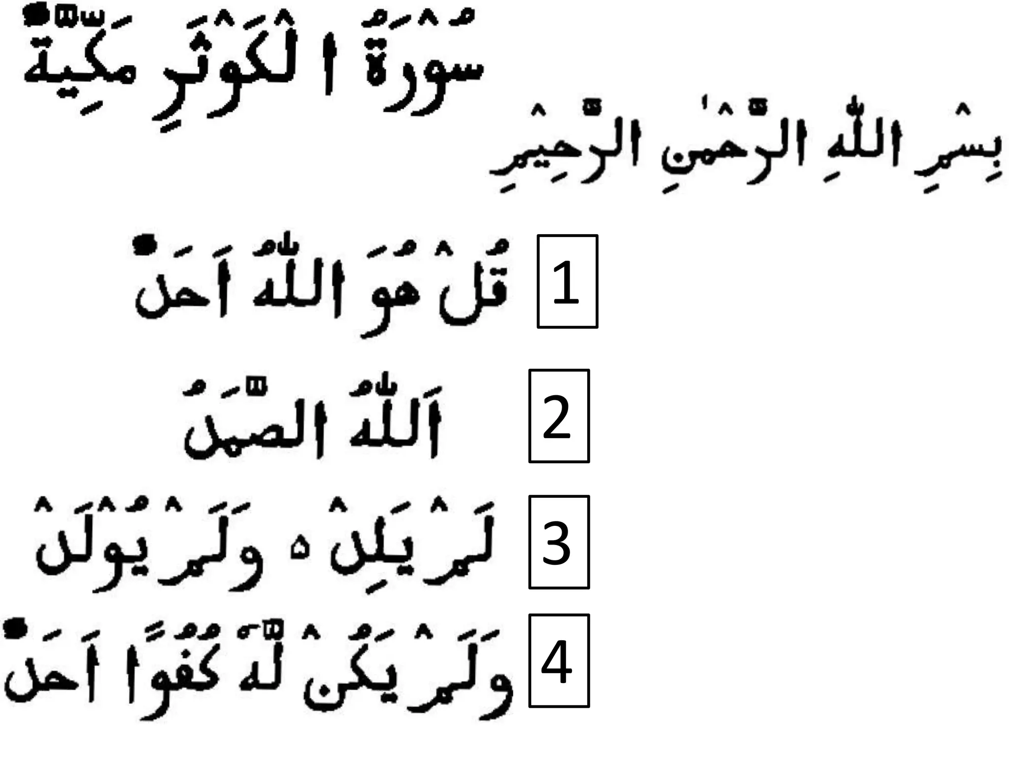 Surah ikhlas | PPT