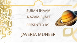 SURAH INAAM...FINAL.................pptx