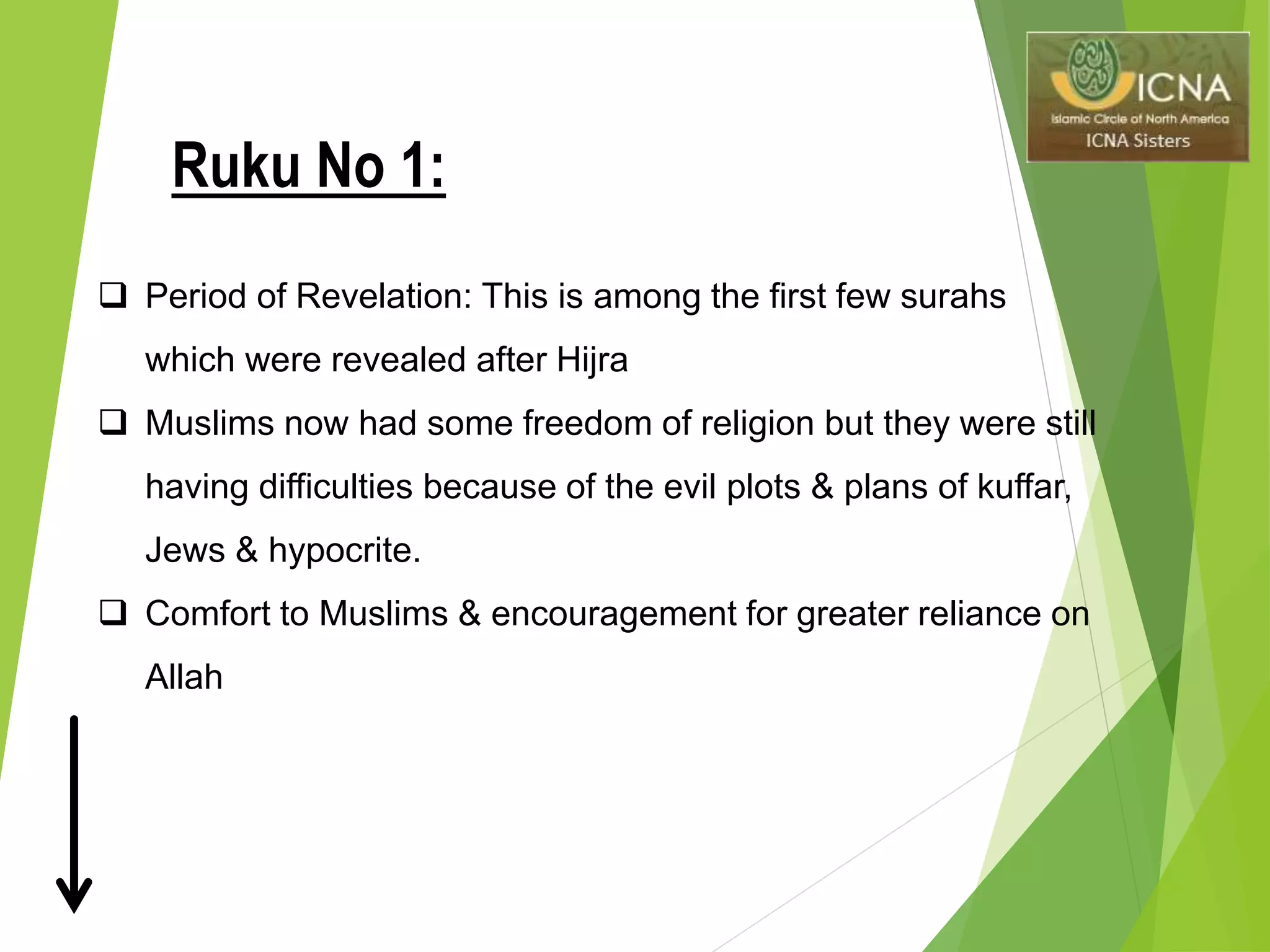 Surah Muhammad New PPT | PPTX
