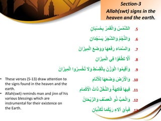 Surah Ar Rahman - A Detailed Analysis | PPTX
