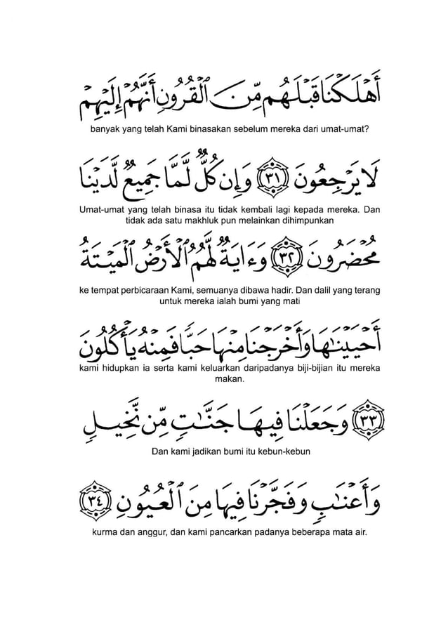 Surah yassin | PDF