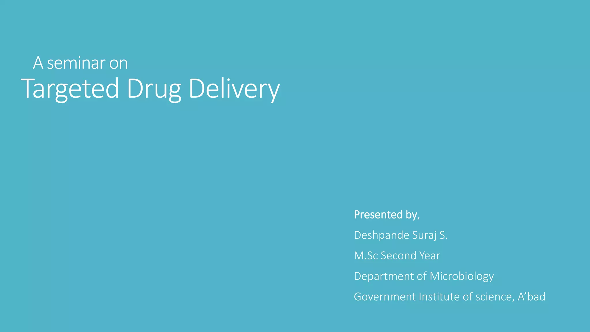 Drug targeting | PPTX