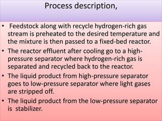 Hydrotreating process | PPTX