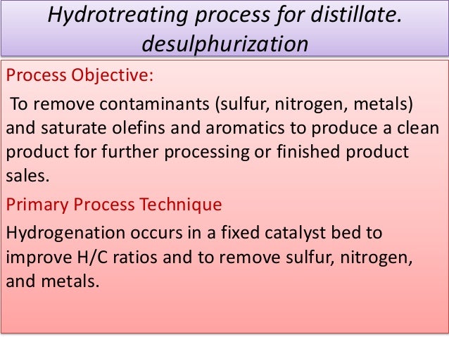 Hydrotreating process