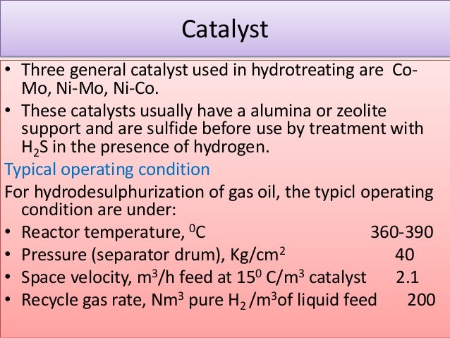 Hydrotreating process