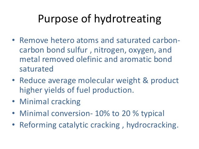 Hydrotreating process