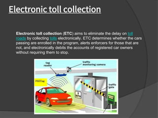 Electronic Toll collection | PPTX