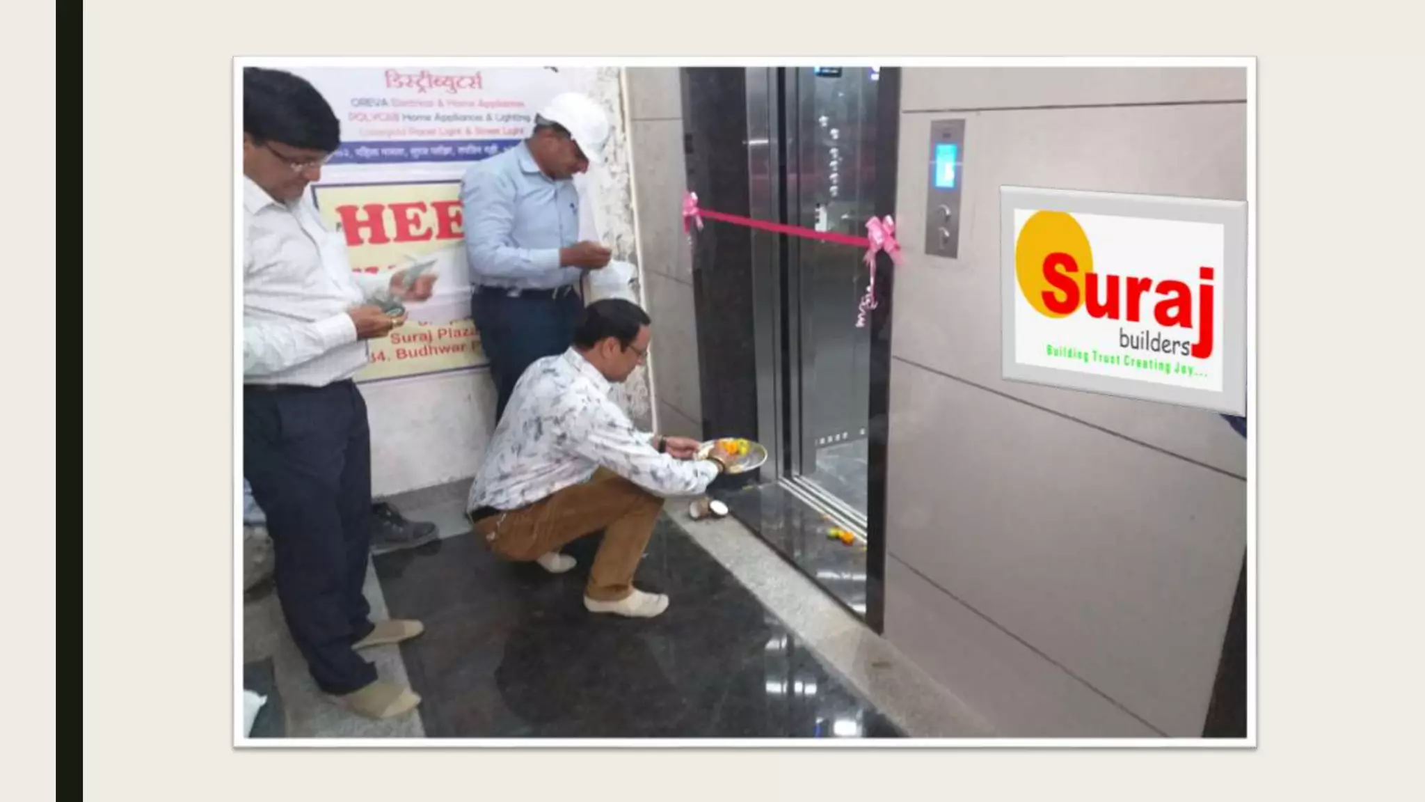 Suraj Builder Events -OTIS Lift Handover | PPT