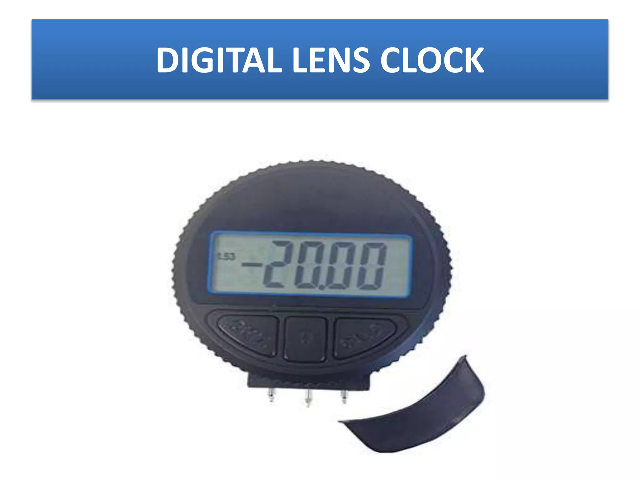 geneva lens measure/ lens clock | PPTX