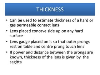geneva lens measure/ lens clock | PPTX