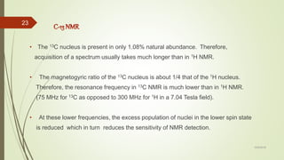 NMR Spectroscopy | PPTX