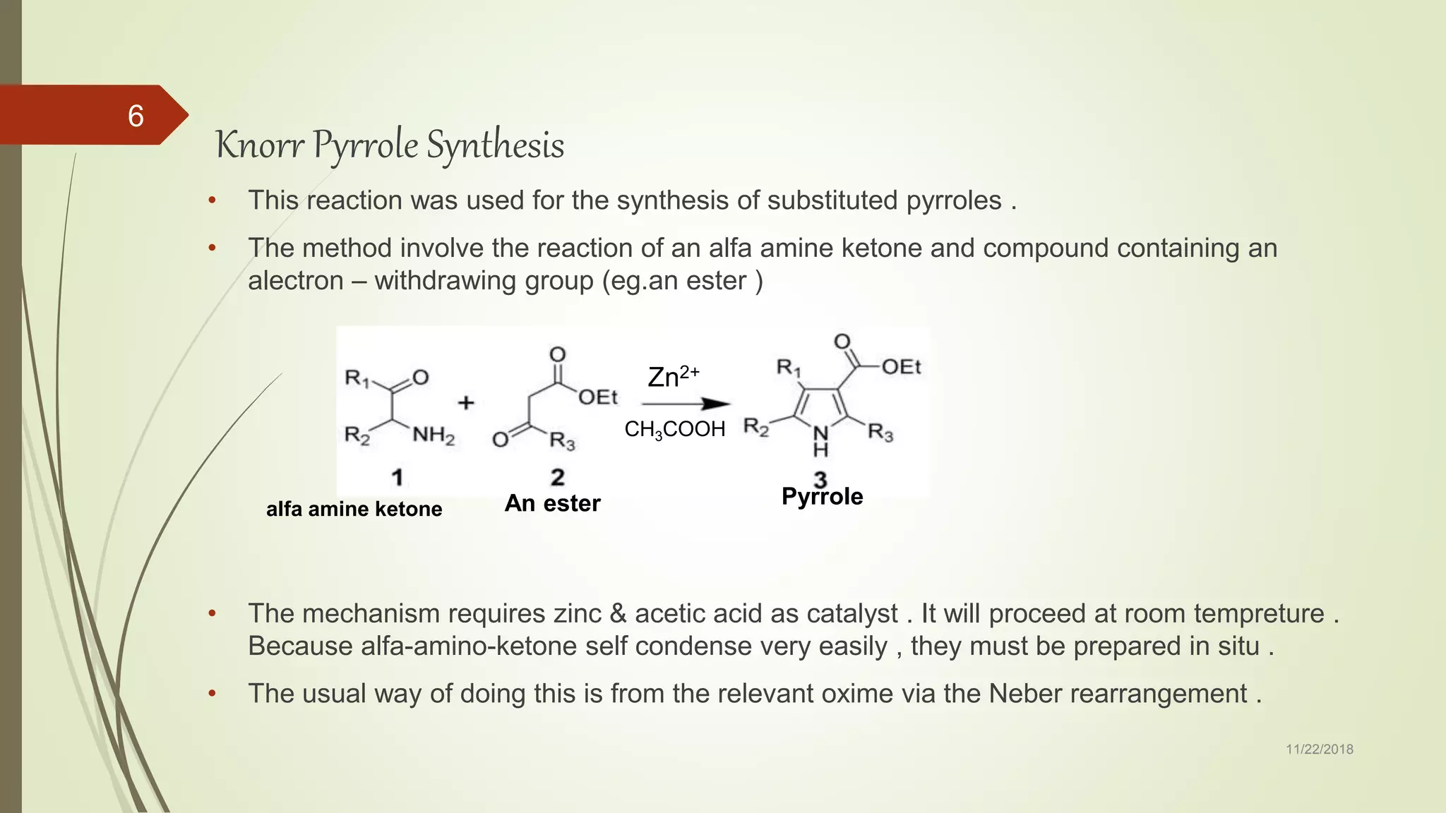 Reactions of heterocyclic chemistry | PPTX