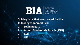 Ethical Hacking Techniques for Web Application Security | PPTX | Web Development | Internet