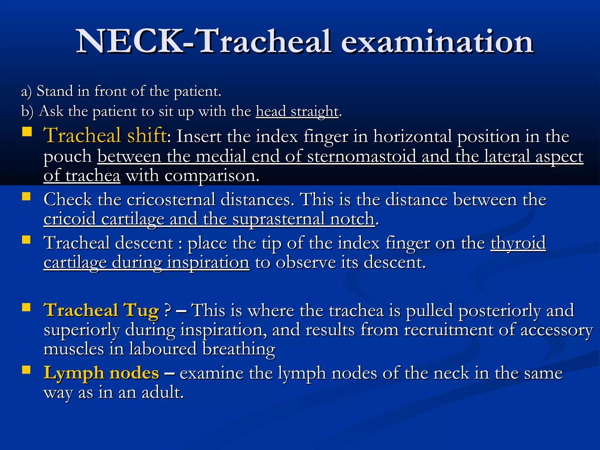 RESPIRATORY SYSTEM EXAMINATION IN PEDIATRICS | PPT