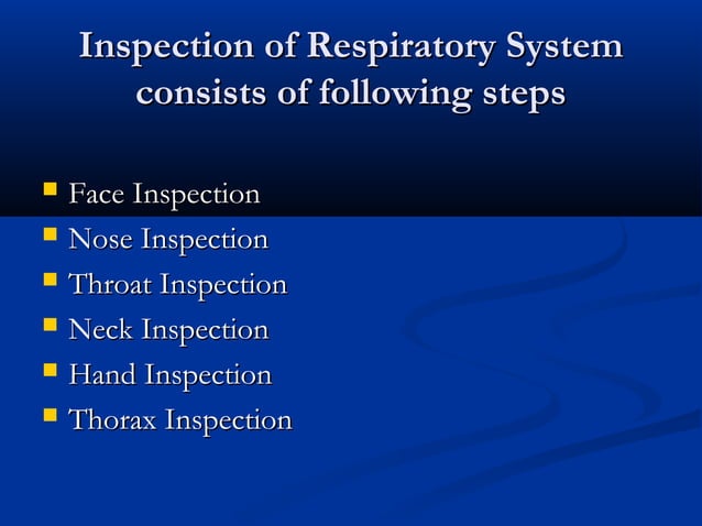 RESPIRATORY SYSTEM EXAMINATION IN PEDIATRICS | PPT