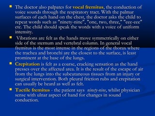 RESPIRATORY SYSTEM EXAMINATION IN PEDIATRICS | PPT