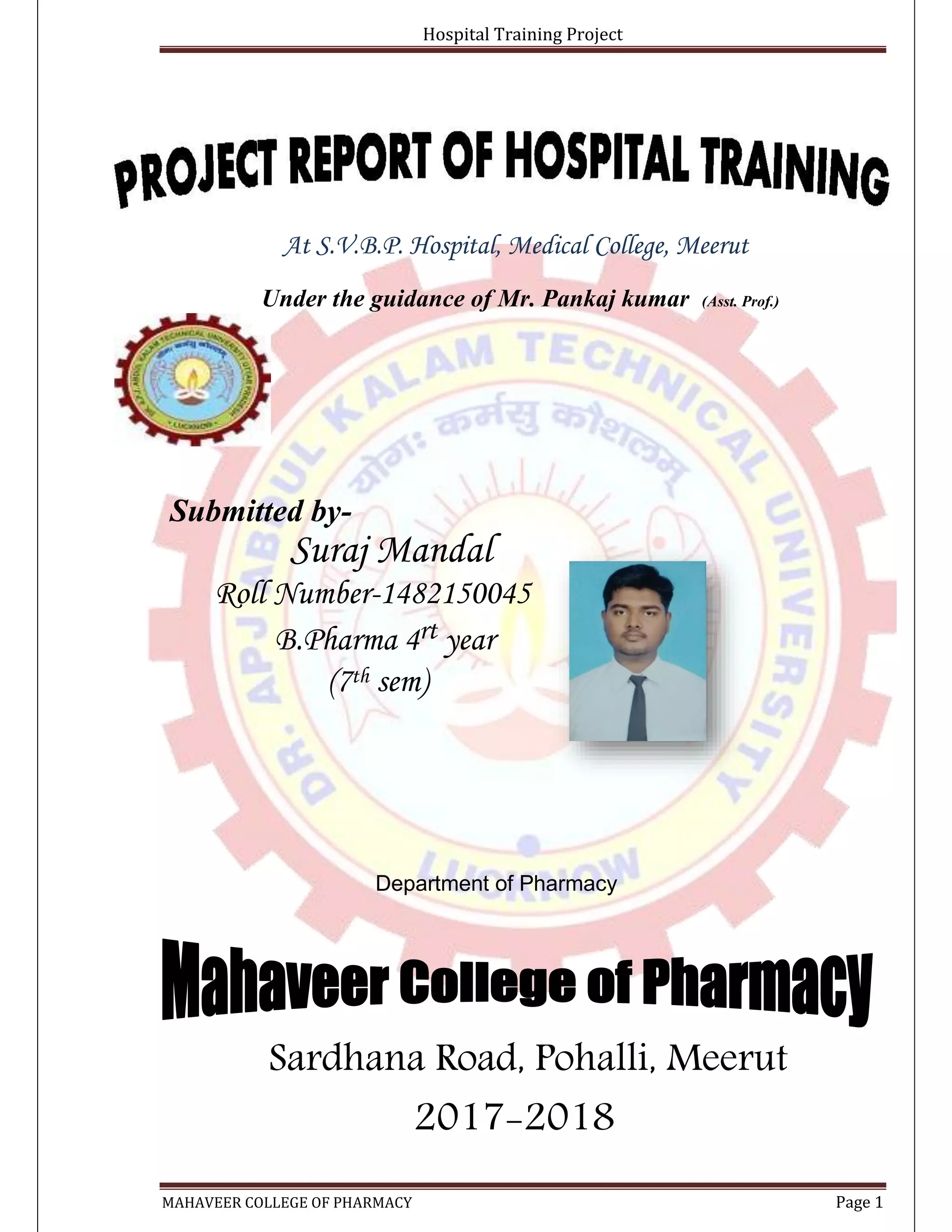 Hospital Training report | PDF