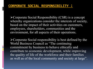 csr activity by reliance and indian oil | PPTX