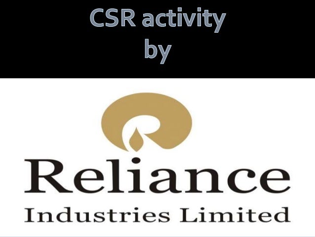 csr activity by reliance and indian oil