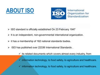 ISO Standards And various Indian Cyber Laws | PPT