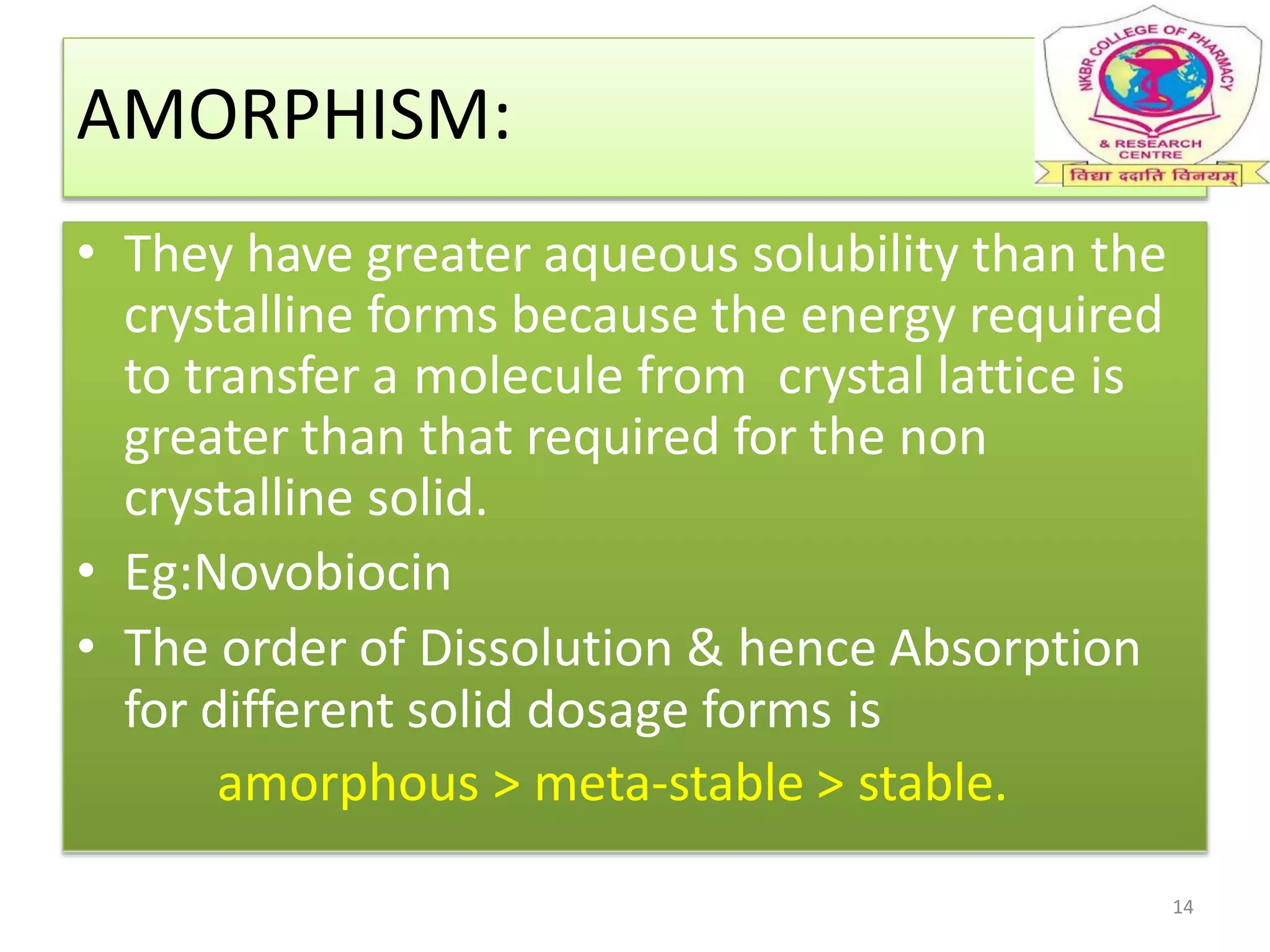 FACTORS AFFECTING DRUG ABSORPTION | PPTX
