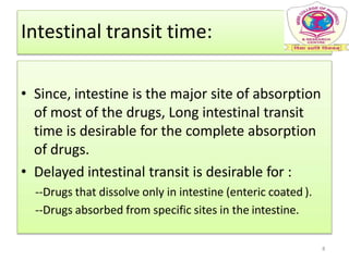 FACTORS AFFECTING DRUG ABSORPTION | PPTX