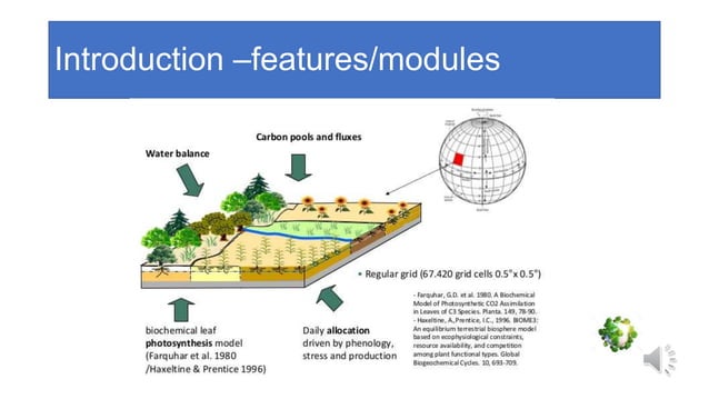 LPJml model and its application | PPT | Agriculture | Industries