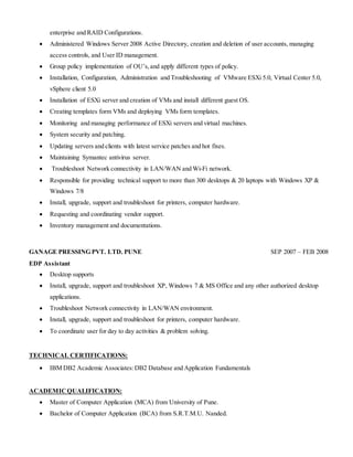 Suraj shinde cv | DOCX
