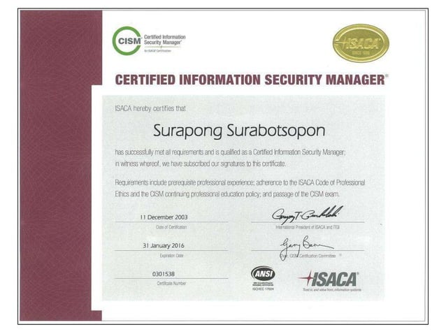 Professional Certifications | PPSX