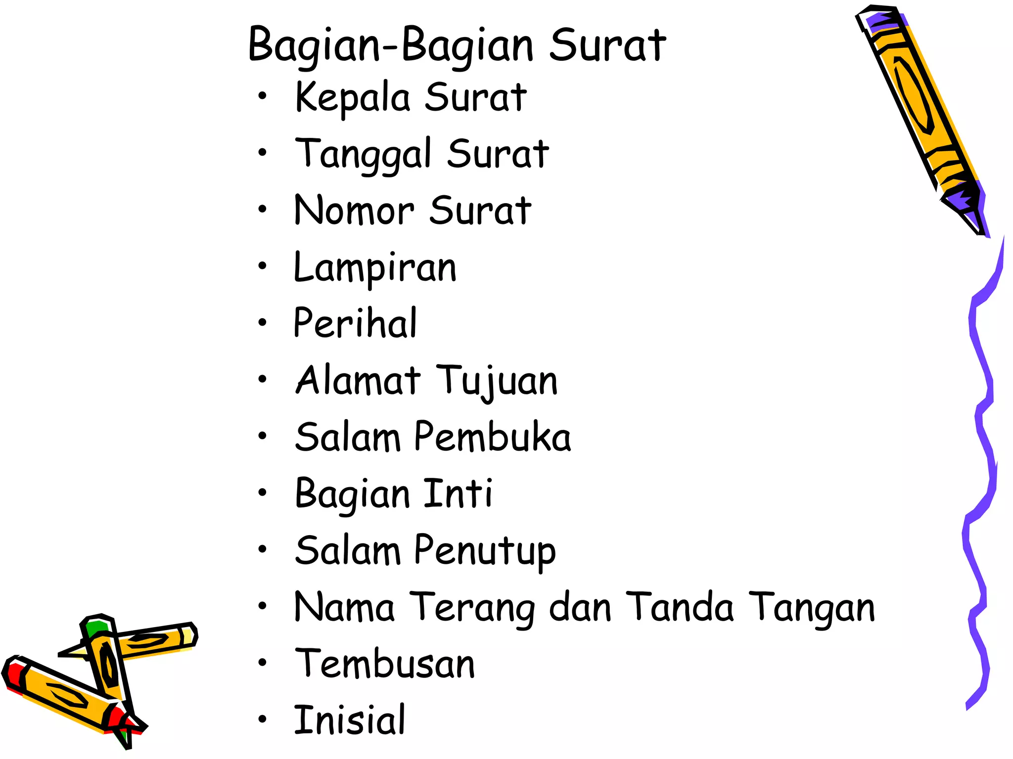 Surat-menyurat | PPT