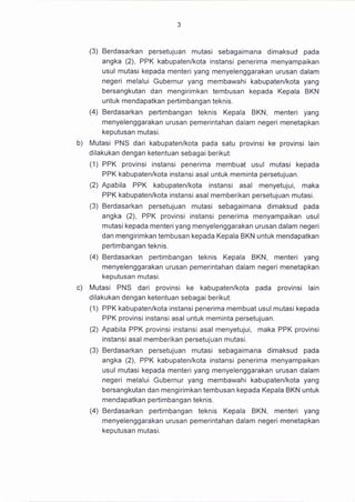 SURAT EDARAN BKN NOMOR 3/SE/VIII/l2019 TENTANG PETUNJUK TEKNIS PERATURAN BKN NOMOR 5 TAHUN 2019 ...