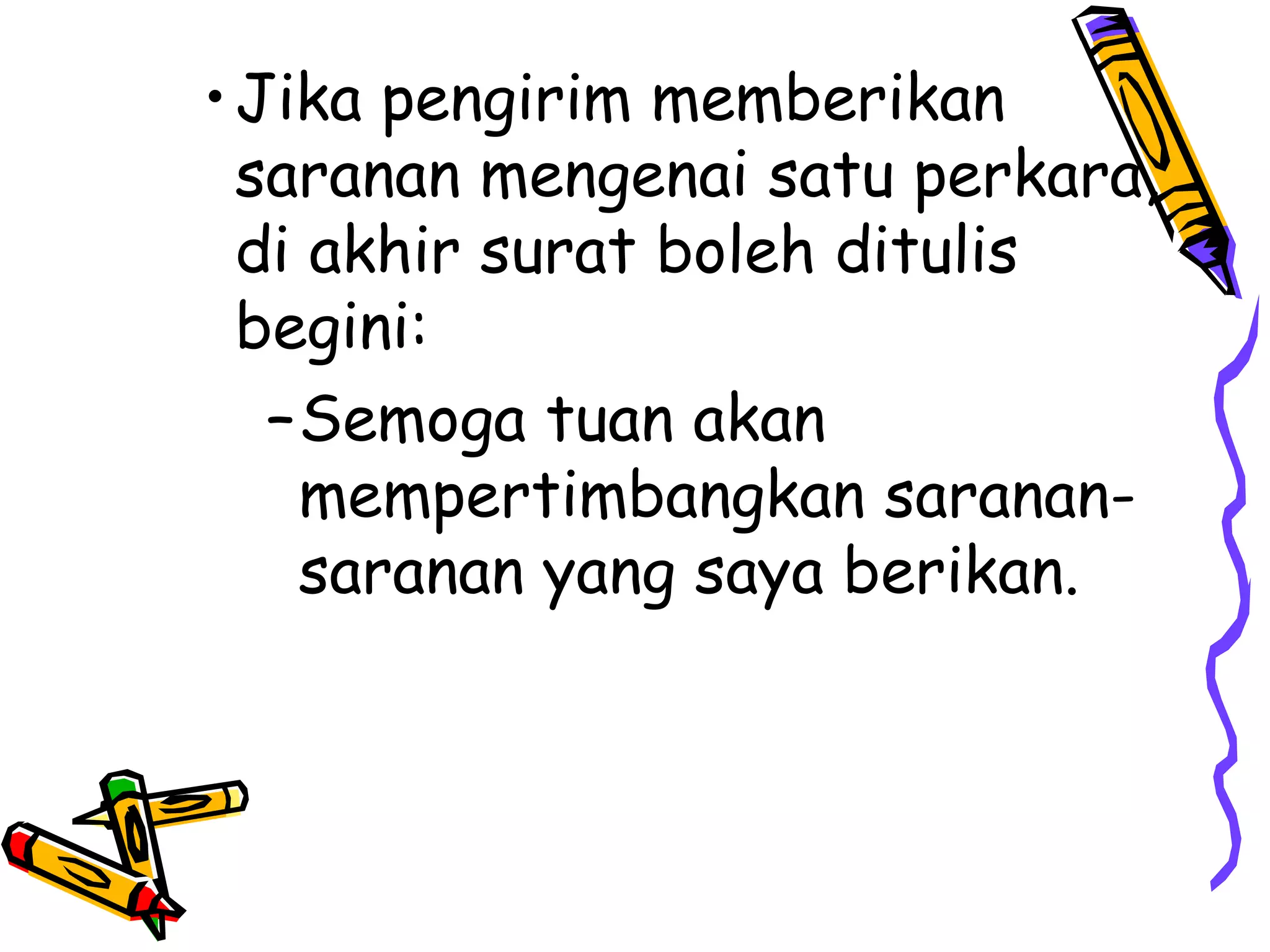 Surat Kiriman Rasmi | PPT