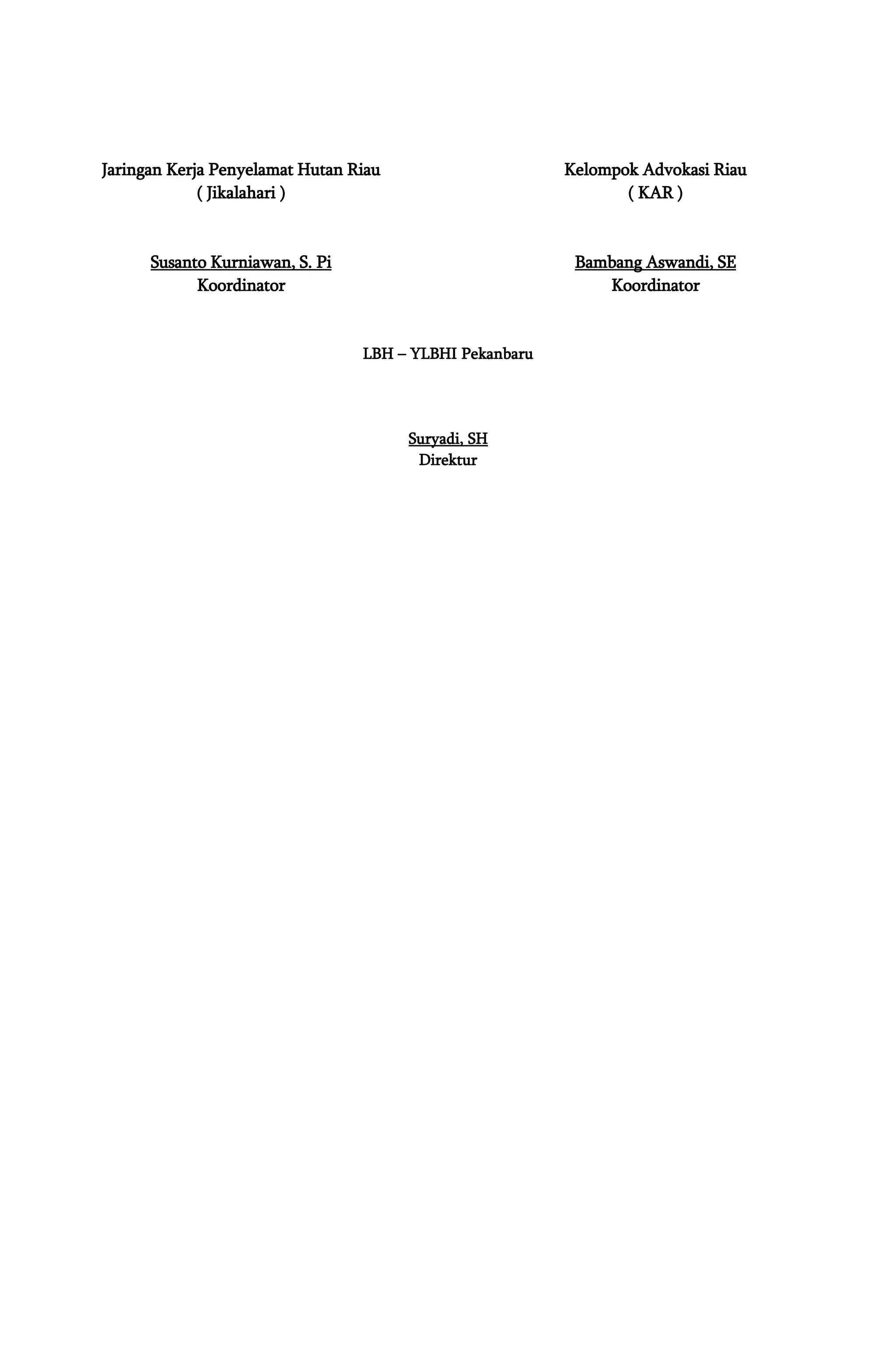 Surat Str Ke Kapolri- suluk Bongkal Case | RTF