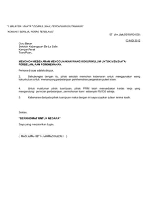 Surat surat rasmi ppim | DOCX