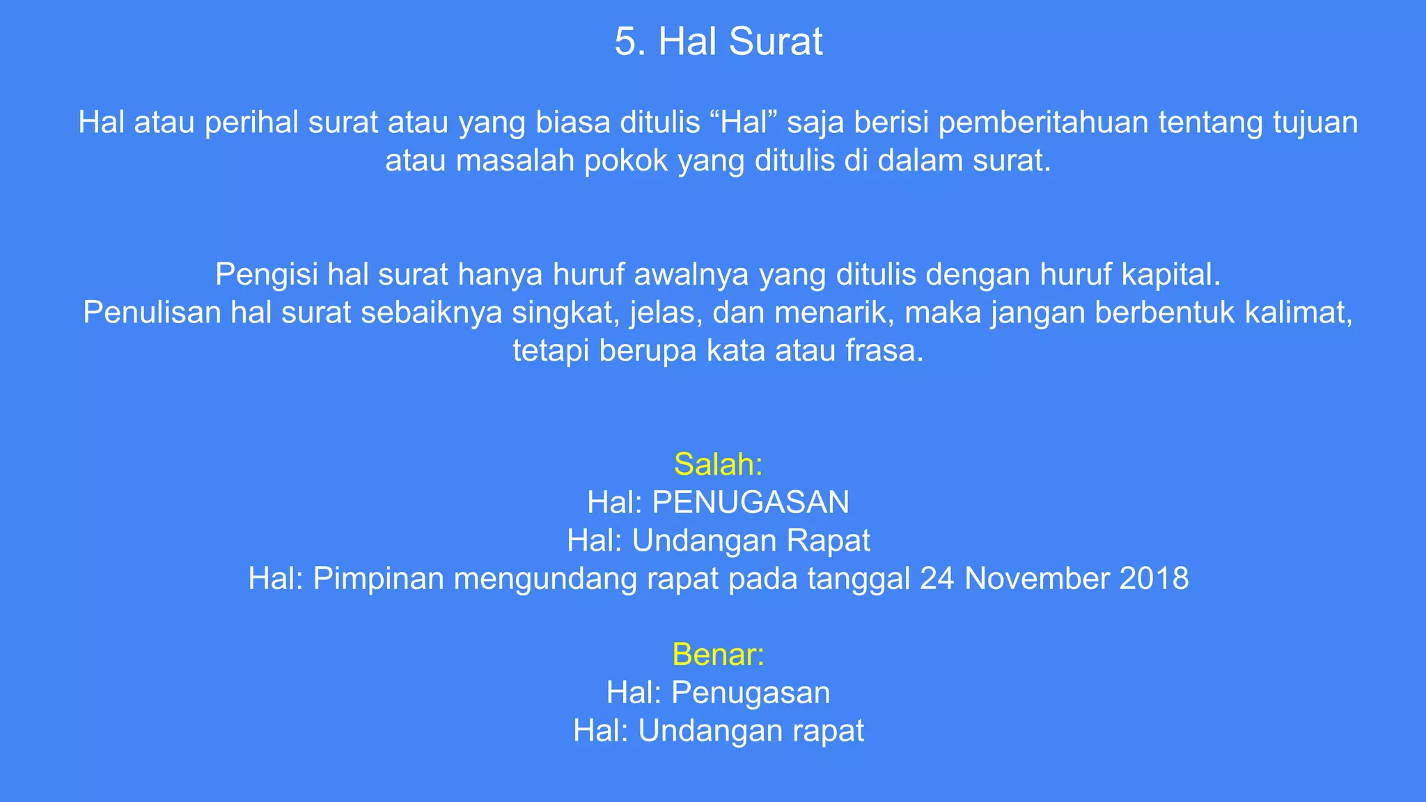 Surat Formal | PPTX