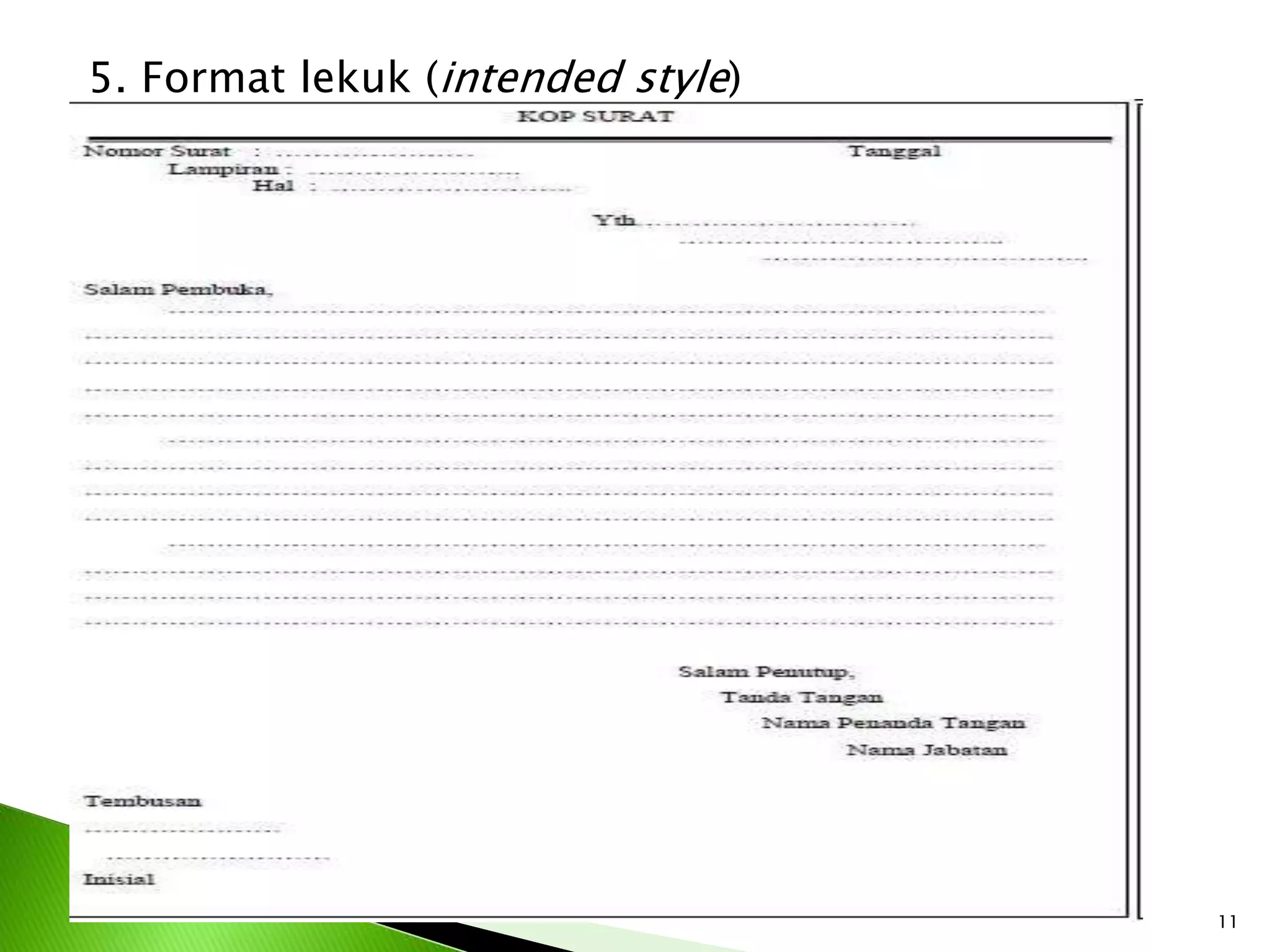 Surat dalam Bahasa Indonesia | PPTX
